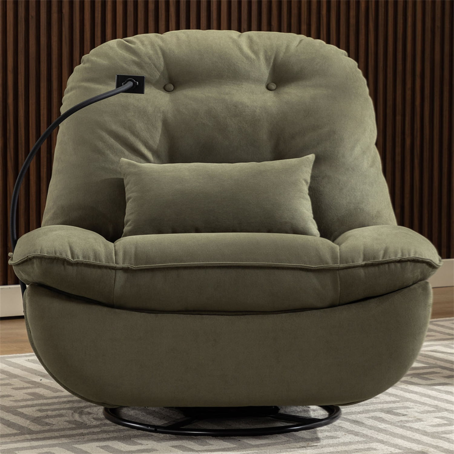 Oversized Recliner Chair, Recliner with Voice Control Gaming Sleeping ...