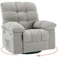 Oversized Recliner Chair for Adults with 360° Swivel & Rocking Function ...