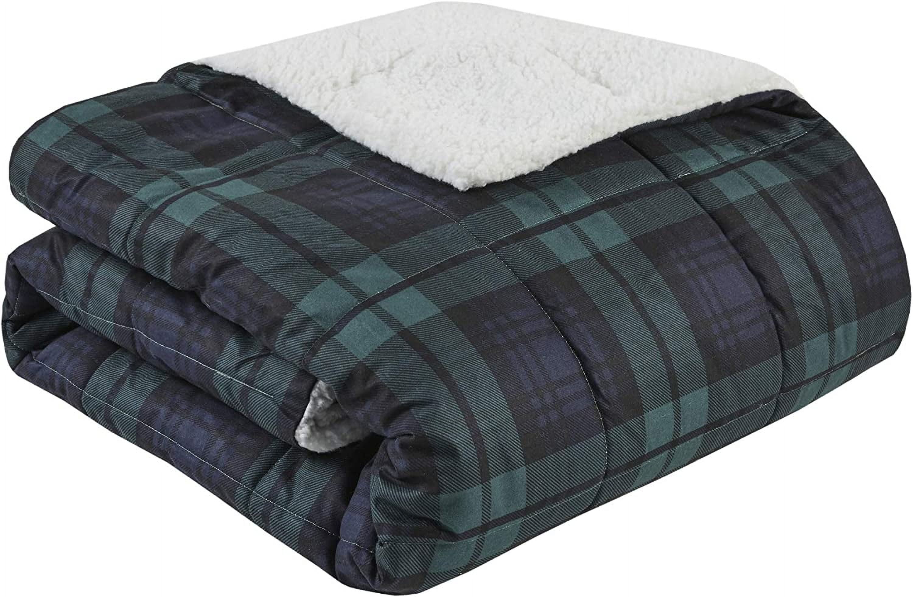 Oversized Reversible Throw Blankets Premium Diamond Quilting, Cabin ...