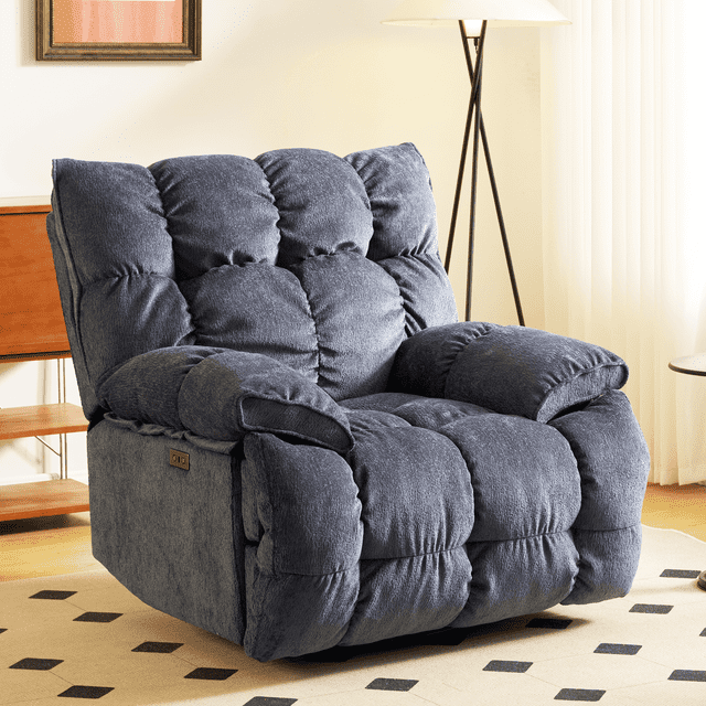 Oversized Rocker Recliner Chair, Electric Swivel Rocker Recliner for ...