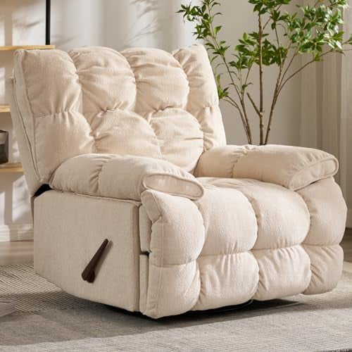 Oversized Rocker Recliner Chair,Overstuffed Rocking Chair with ...