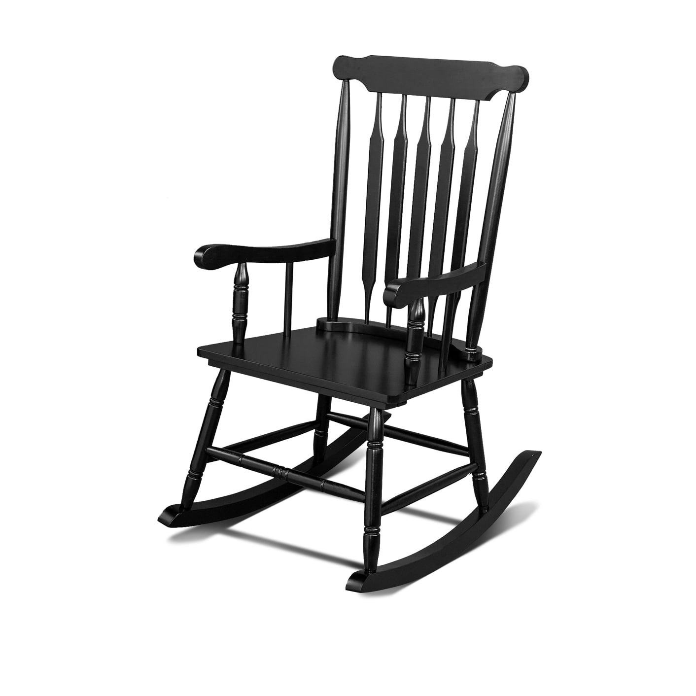 Oversized Rocking Chair for Adults, Outdoor Rocking Chairs, Wooden ...