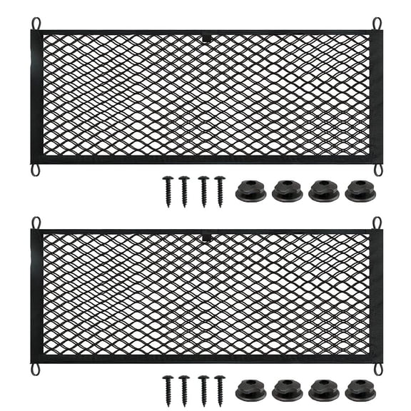 CENL 1pcs Car Storages Nets Extra Large Elastic Organizers Framed Mesh ...