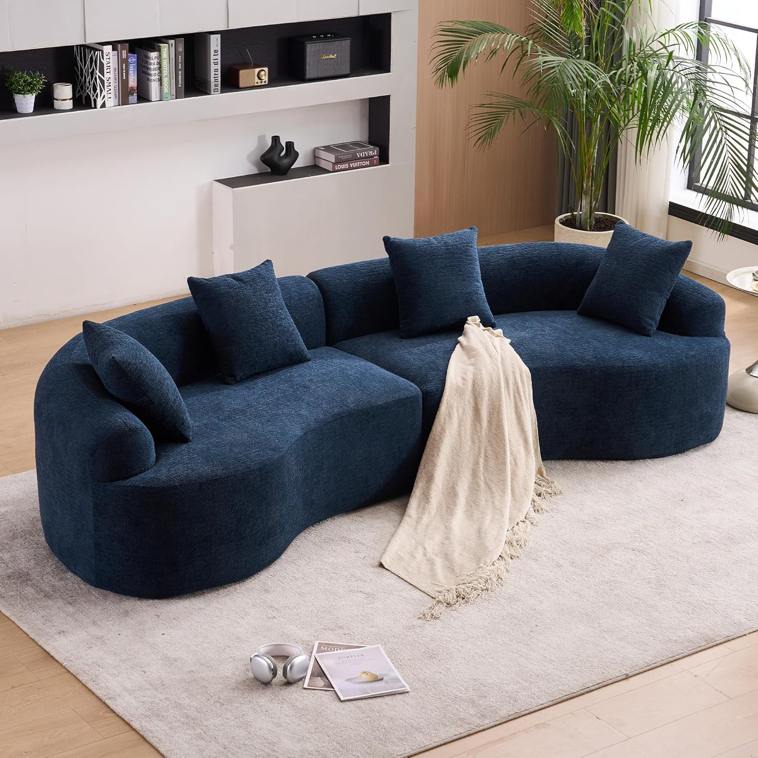 Oversized Sectional Sofa for Living Room, 110’’ Modern Luxury Plush ...