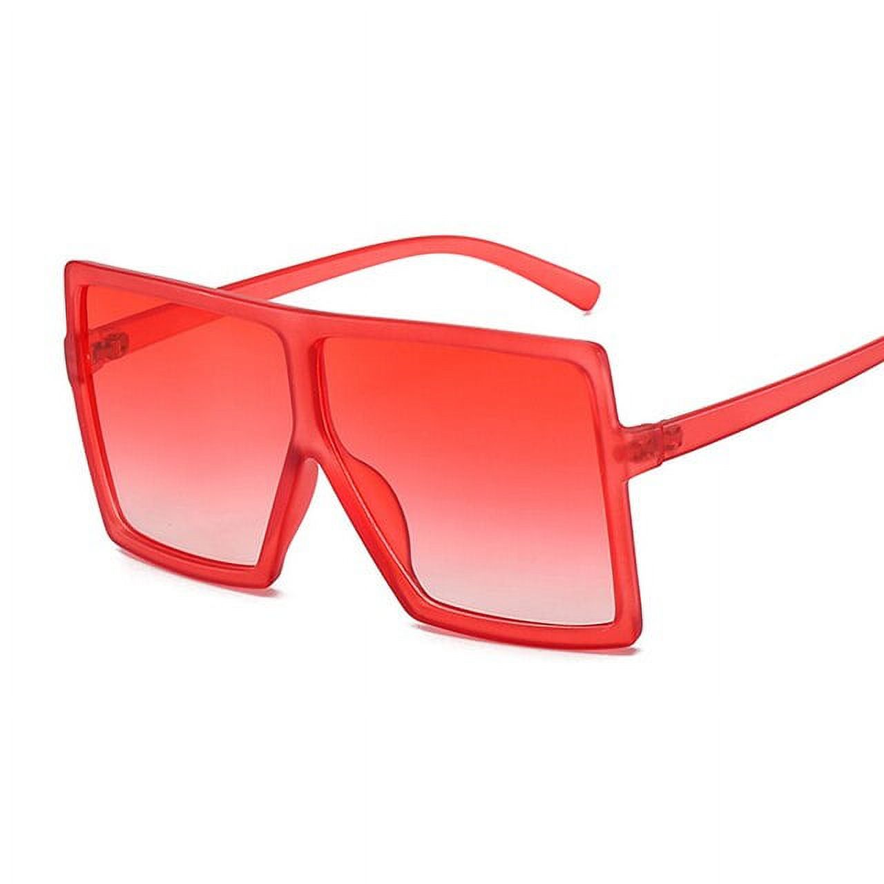 Oversized Shades Woman Sunglasses Black Fashion Square Glasses Big ...