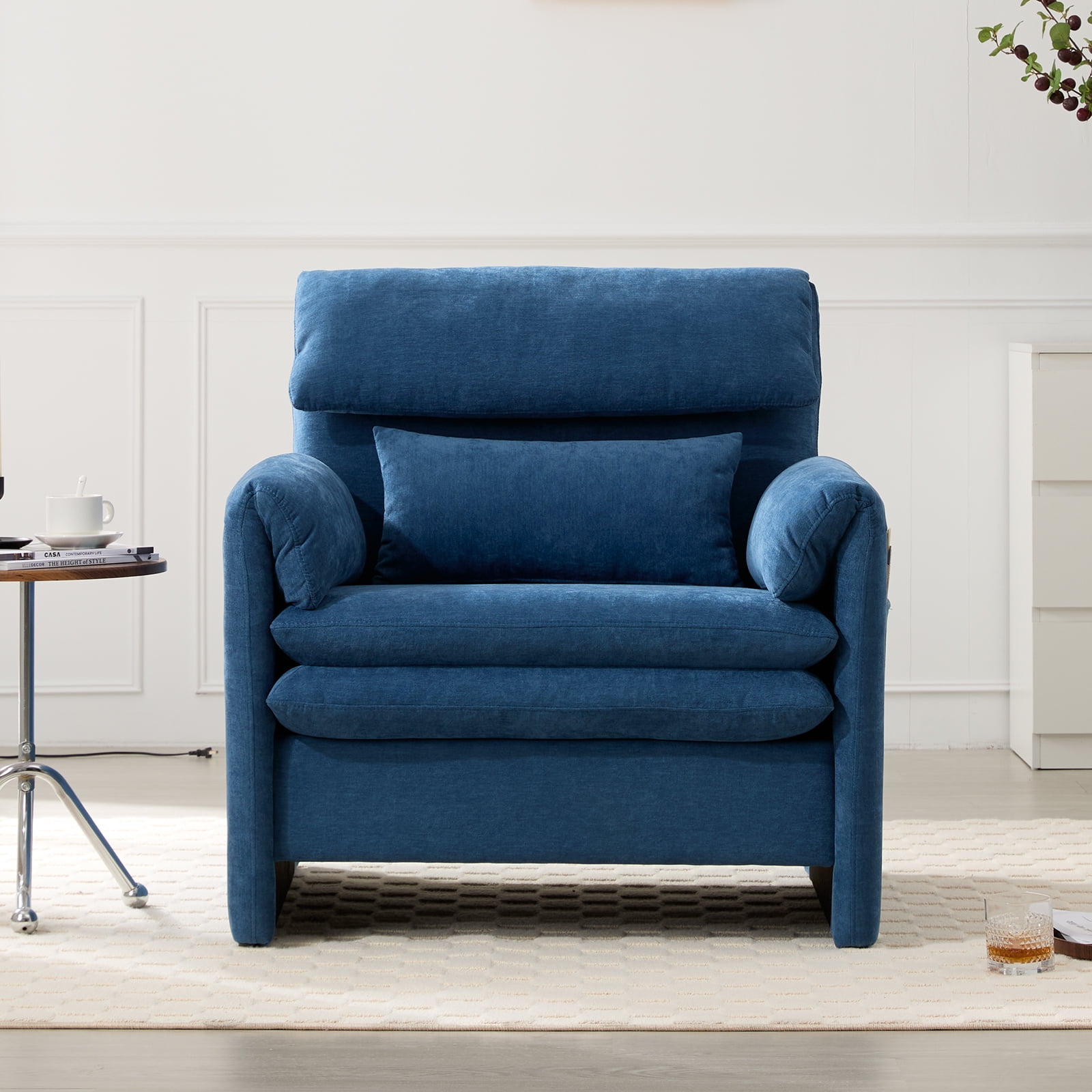Oversized Single Sofa Chair, 36”W Oversized Accent Chairs, Modern ...