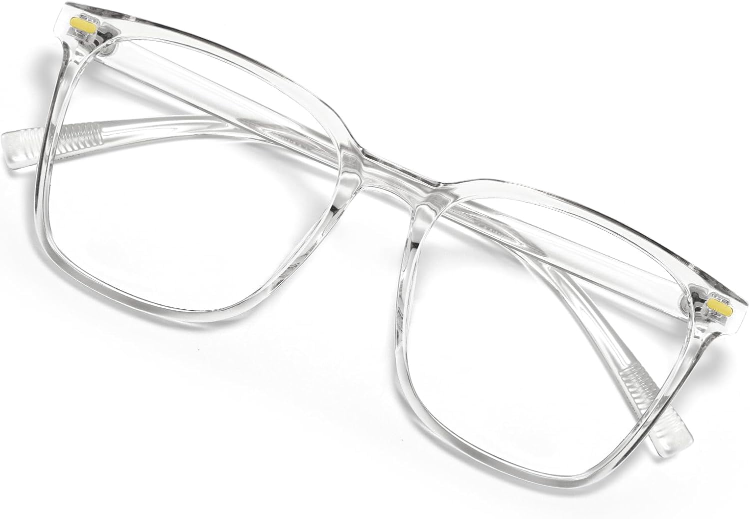 Oversized Square Blue Light Blocking Glasses for Women Men, Anti ...