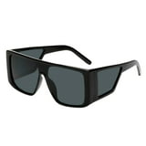 Oversized Square Wrap-Around Sunglasses, UV Protection Fashion Shades ...