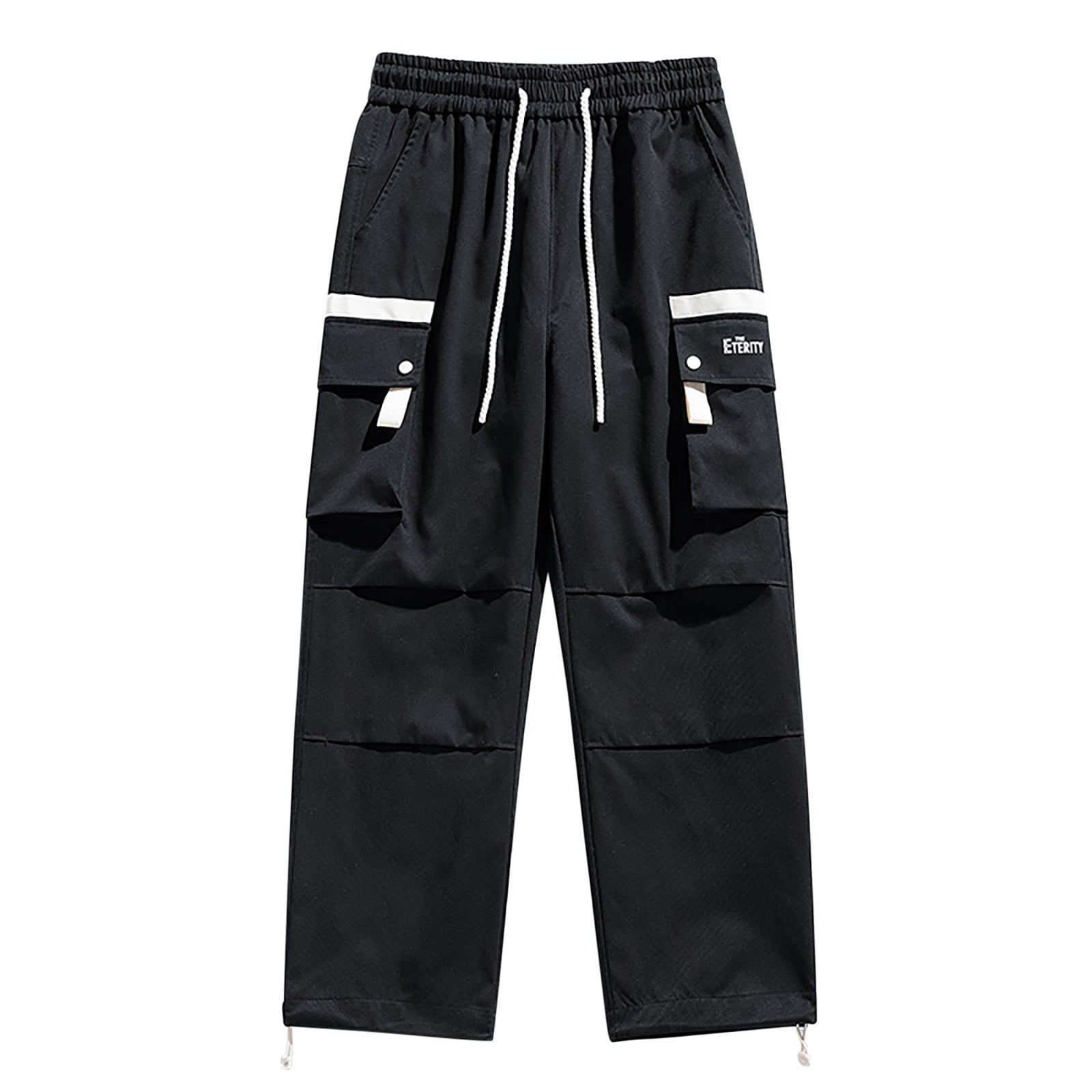 Oversized Straight Wide Leg Trousers L-8XL Big and Tall Men's Cargo ...