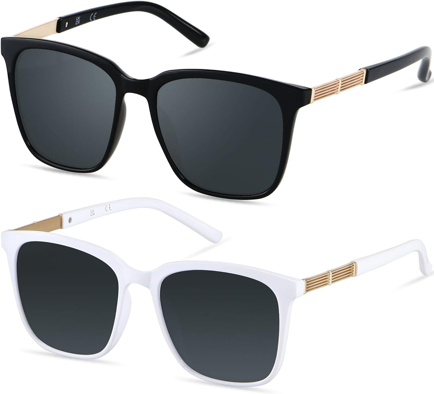 Oversized Sunglasses for Women Mirrored Big Large Shades Fashion Square ...