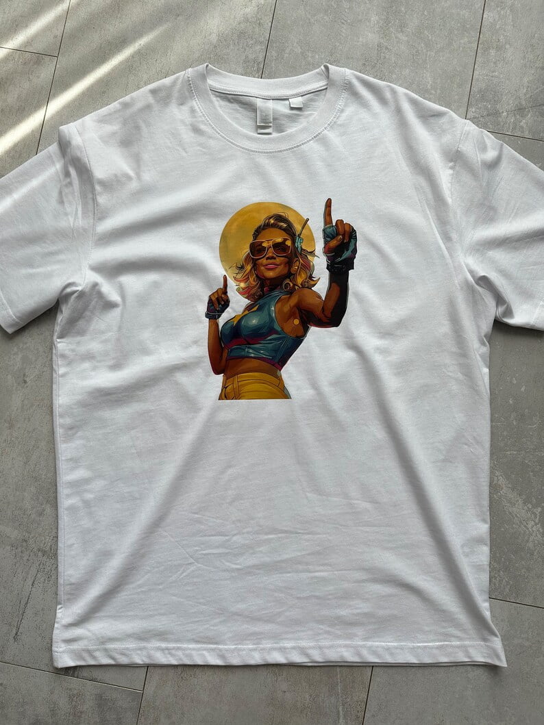 Oversized T-shirt Fallout 2024 series, 3d printed, Post-Apocalyptic ...