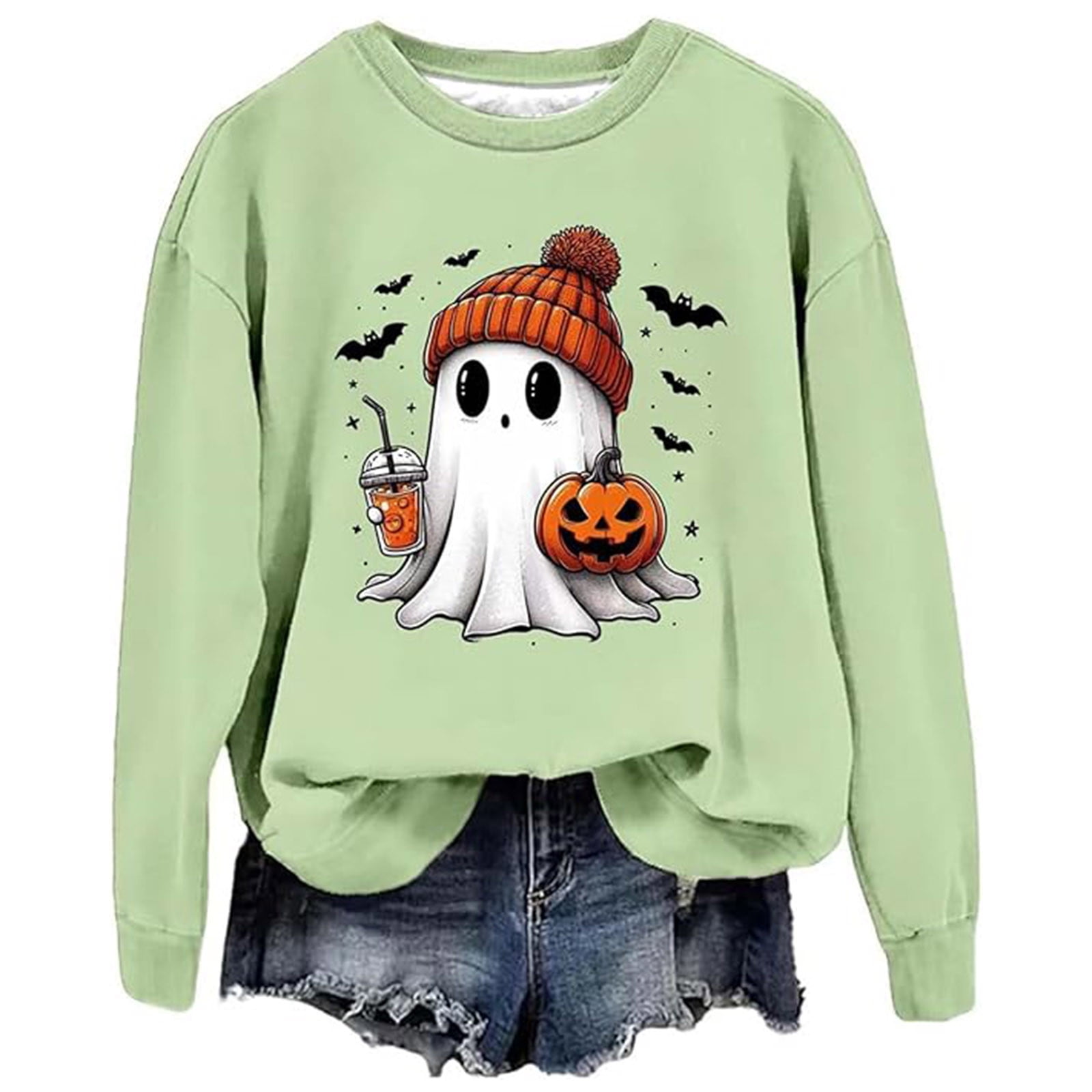 Oversized Tshirts Clearance Deals Of Today yoeyez Halloween Sweatshirts ...