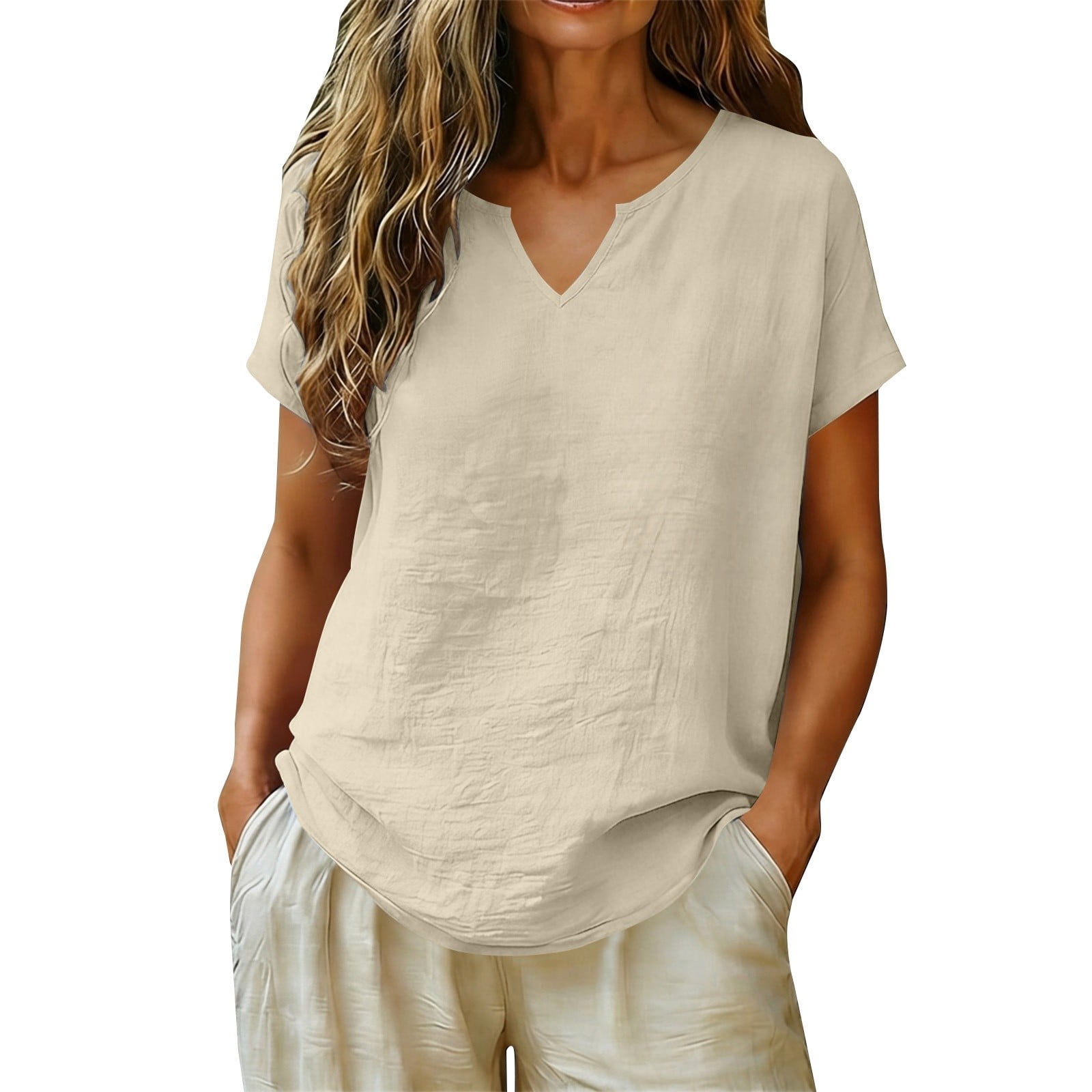 Oversized Tshirts For Women Waist Cinching Button Half High Neck Solid ...