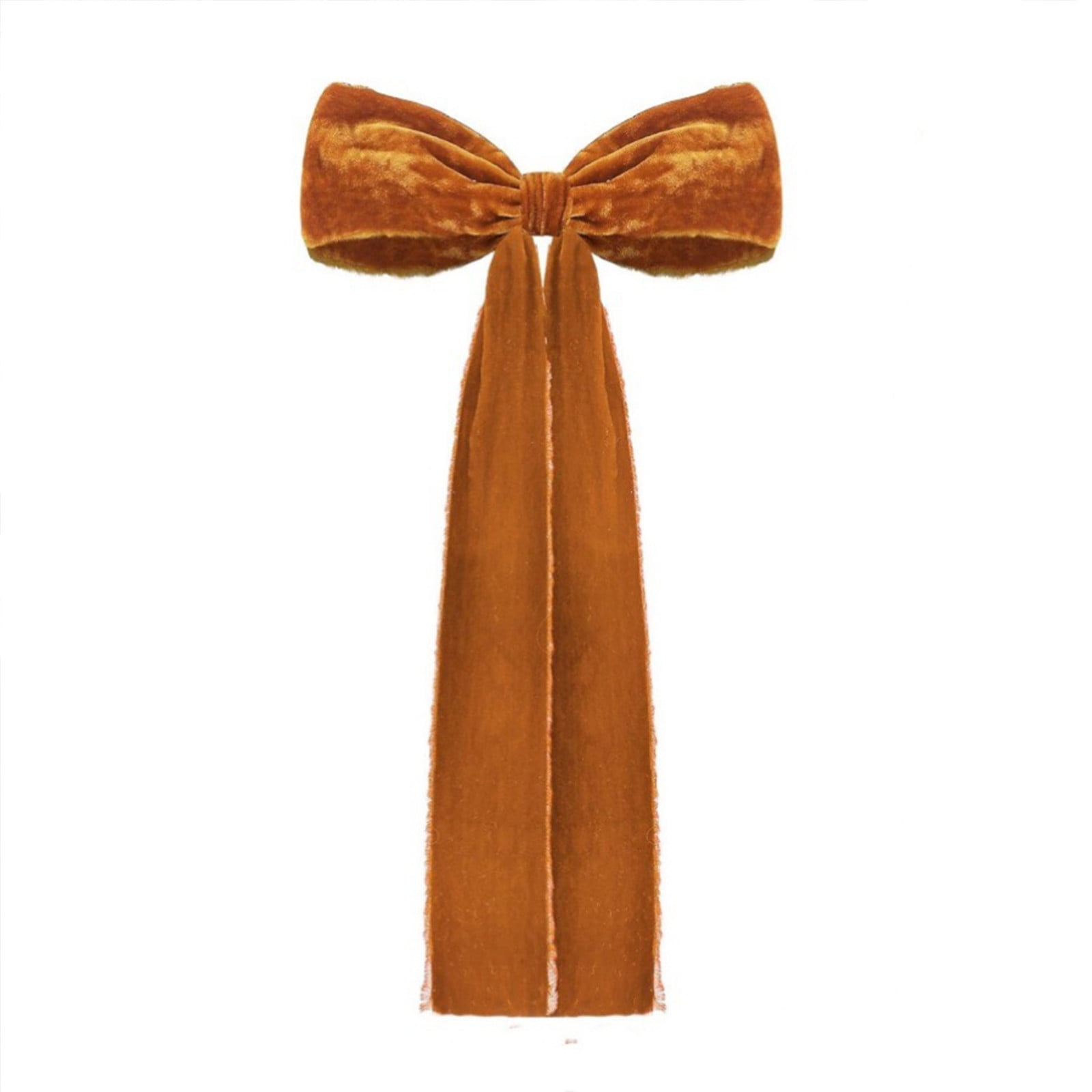 Oversized Velvet Christmas Bow - Flocked Holiday Garland for Staircase ...