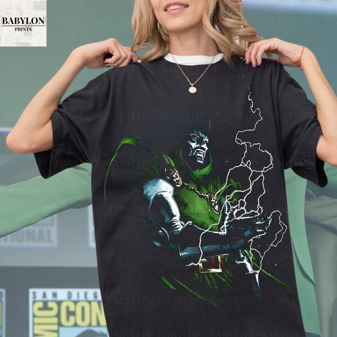 Oversized Vintage Doctor Doom Shirt, Robert Downey JR Avengers shirt ...