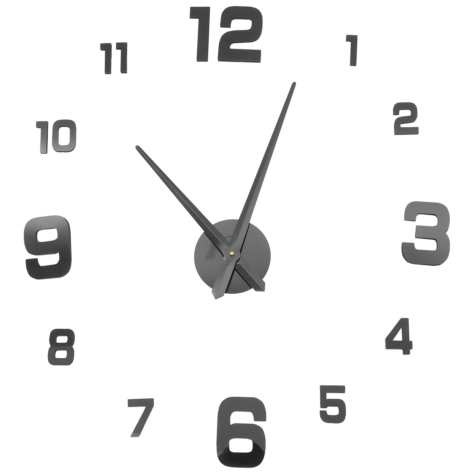 Oversized Wall Clock Clocks Decor DIY Acrylic Room Modern Classroom ...