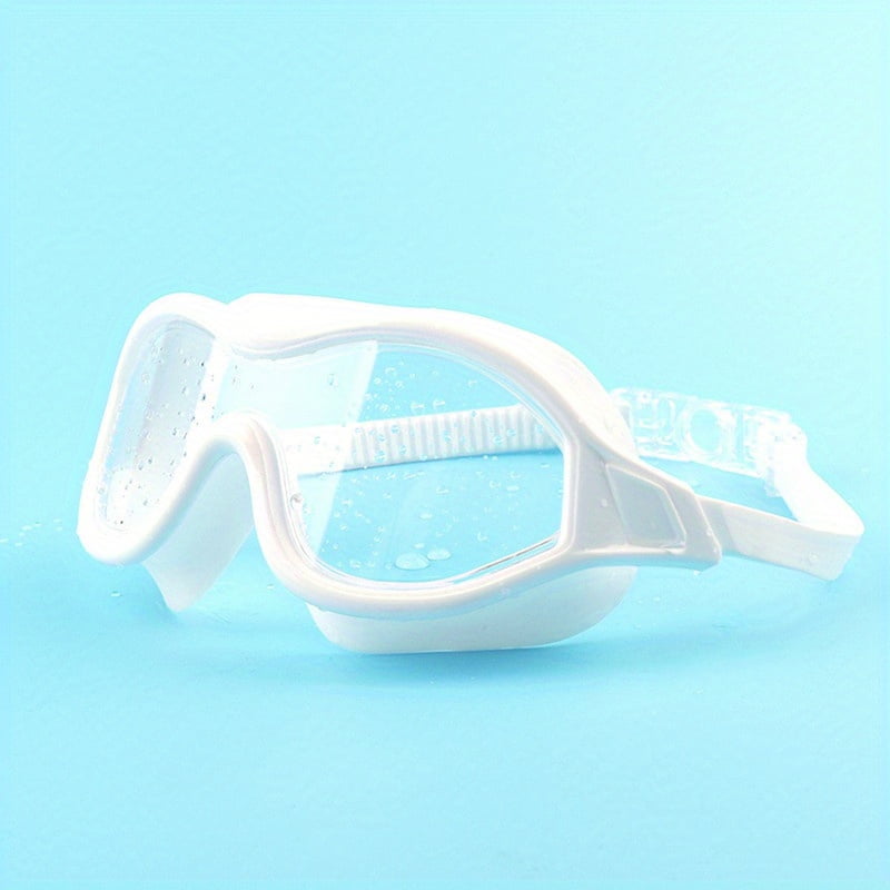 Oversized Waterproof Silicone Swim Goggles For Women Girls, Clear Views ...