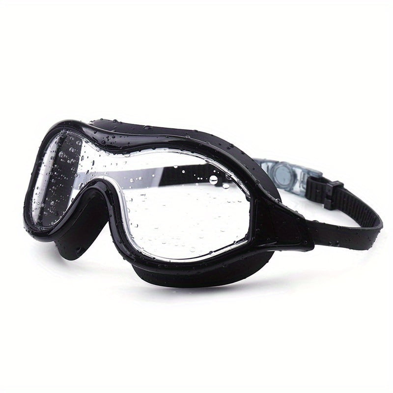 Oversized Waterproof Silicone Swim Goggles For Women Girls, Clear Views ...