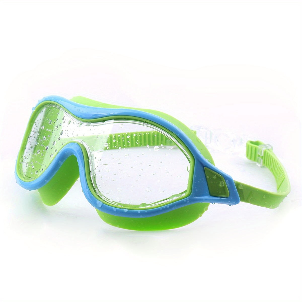Oversized Waterproof Silicone Swim Goggles For Women Girls, Clear Views ...