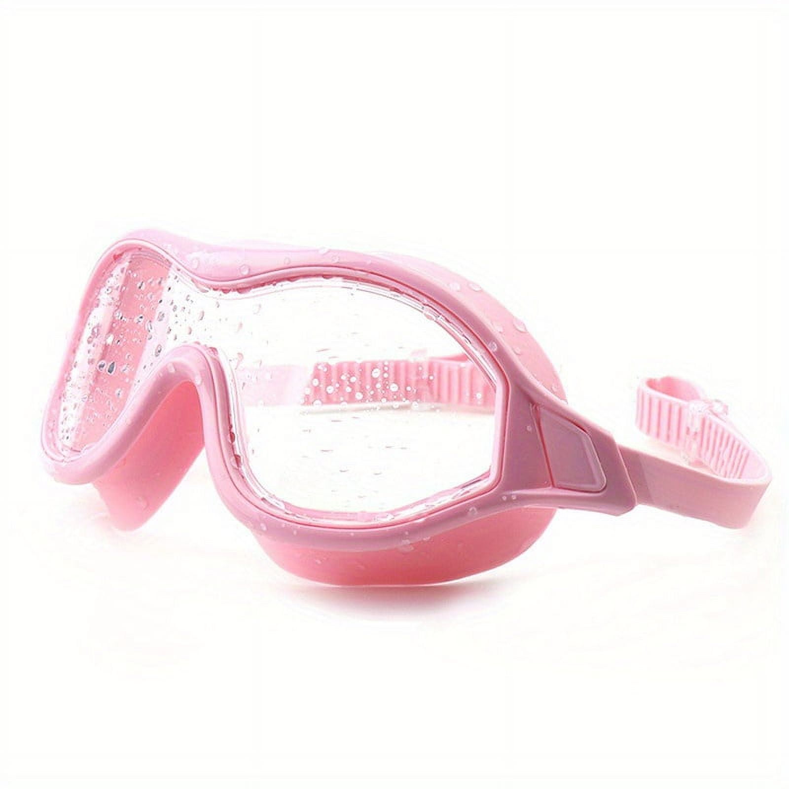 Oversized Waterproof Silicone Swim Goggles For Women Girls, Clear Views ...