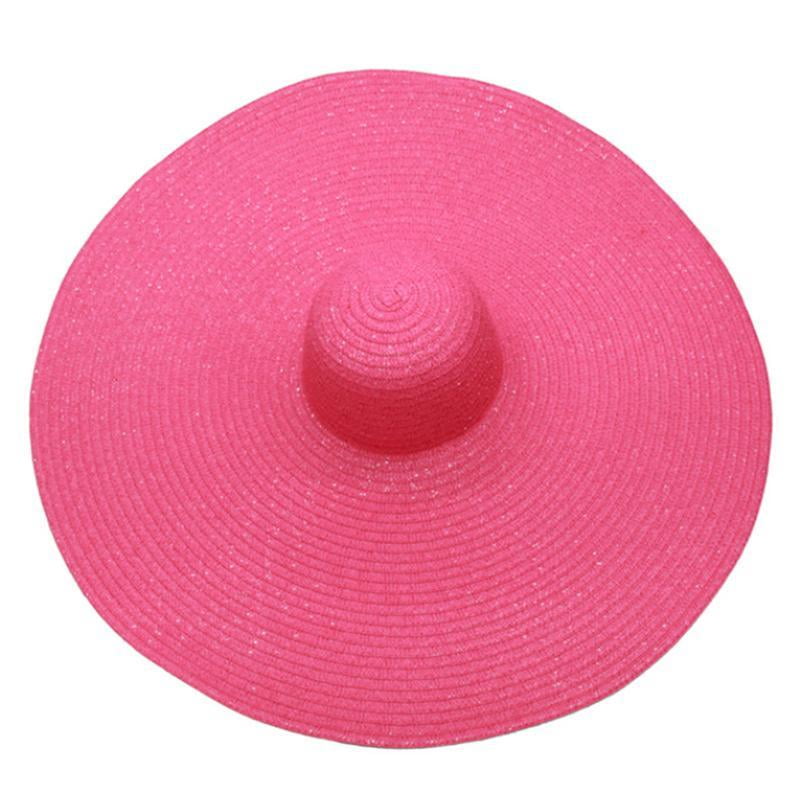 Oversized for Sun Visor Hat Wide Brim Summer Straw Hat for Outdoor ...