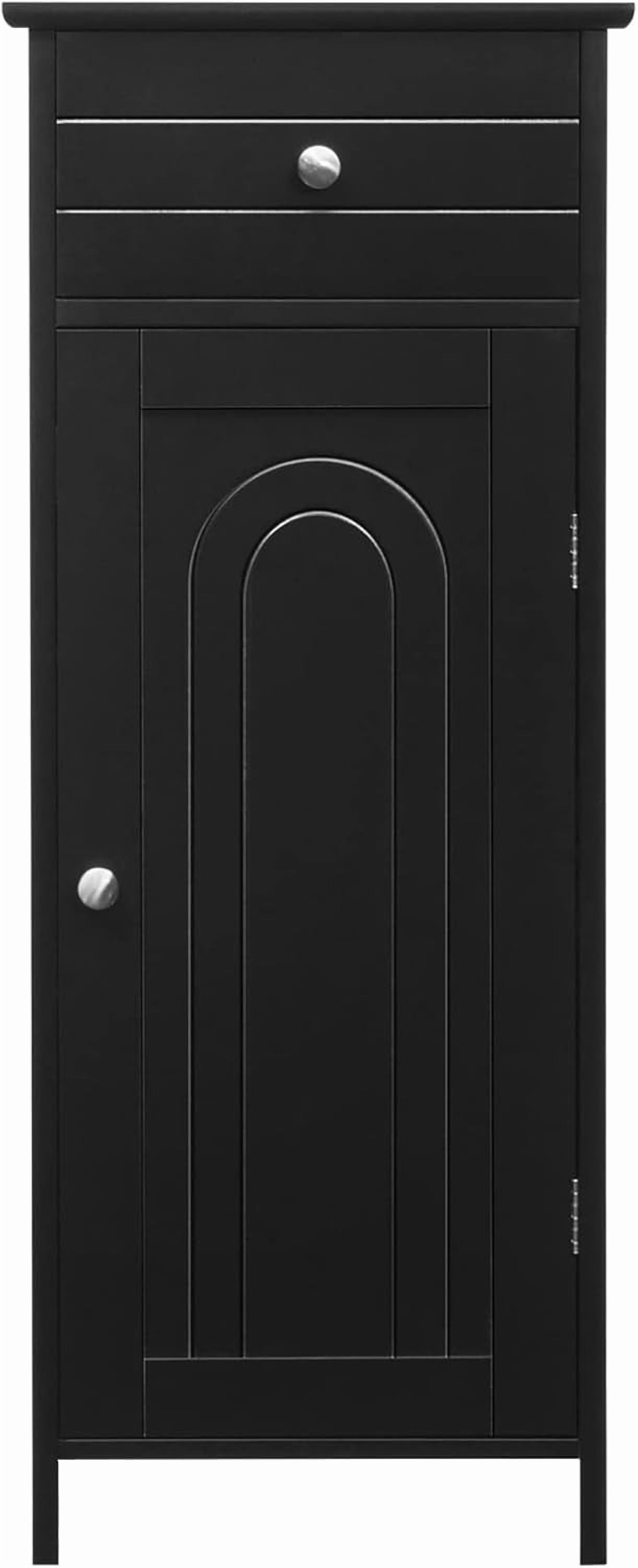 Overstock Freestanding Floor Storage Cabinet Multifunctional Bathroom ...