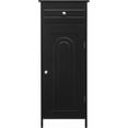 Overstock Freestanding Floor Storage Cabinet Multifunctional Bathroom ...