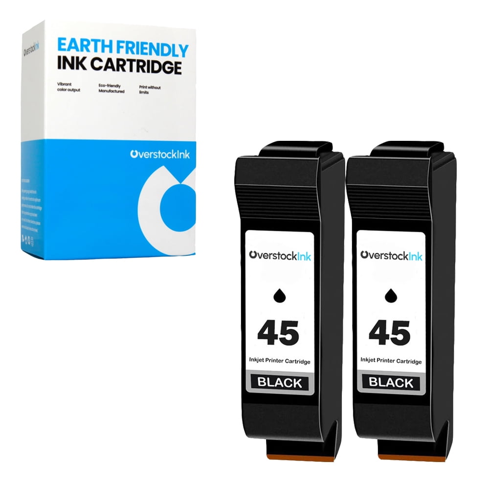 OverstockInk 45 Ink Cartridges Compatible for HP 45 Ink Cartridge for ...