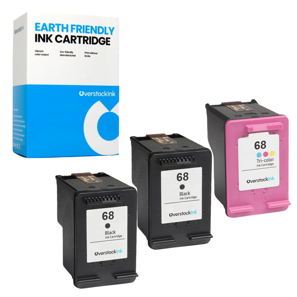 OverstockInk 68 HP Ink Cartridges Compatible for HP 68 Ink for ENVY ...