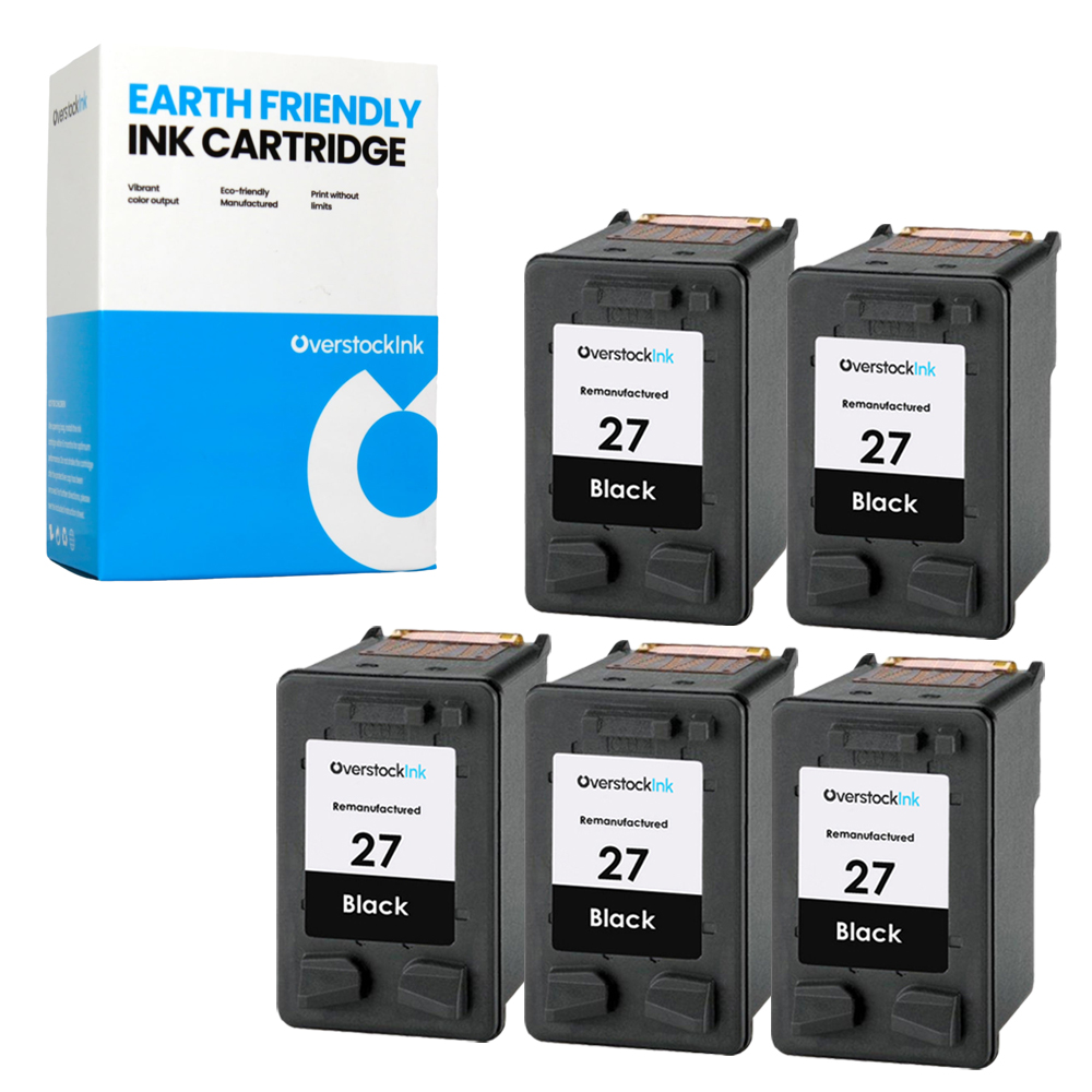 OverstockInk Black HP 27 Ink Cartridges Compatible for HP 27 Ink ...