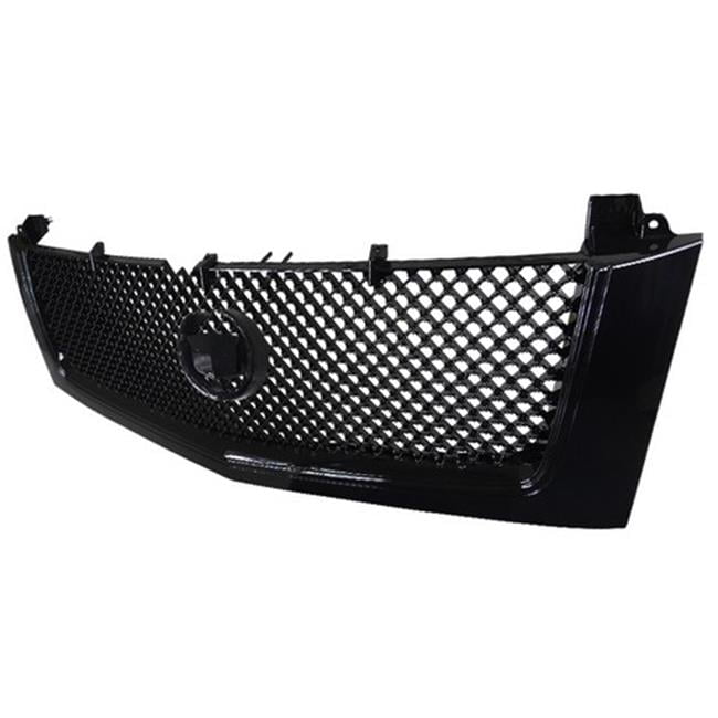Spec-D Tuning Gloss Black Front Grille Accessories for 02-06 Cadillac ...