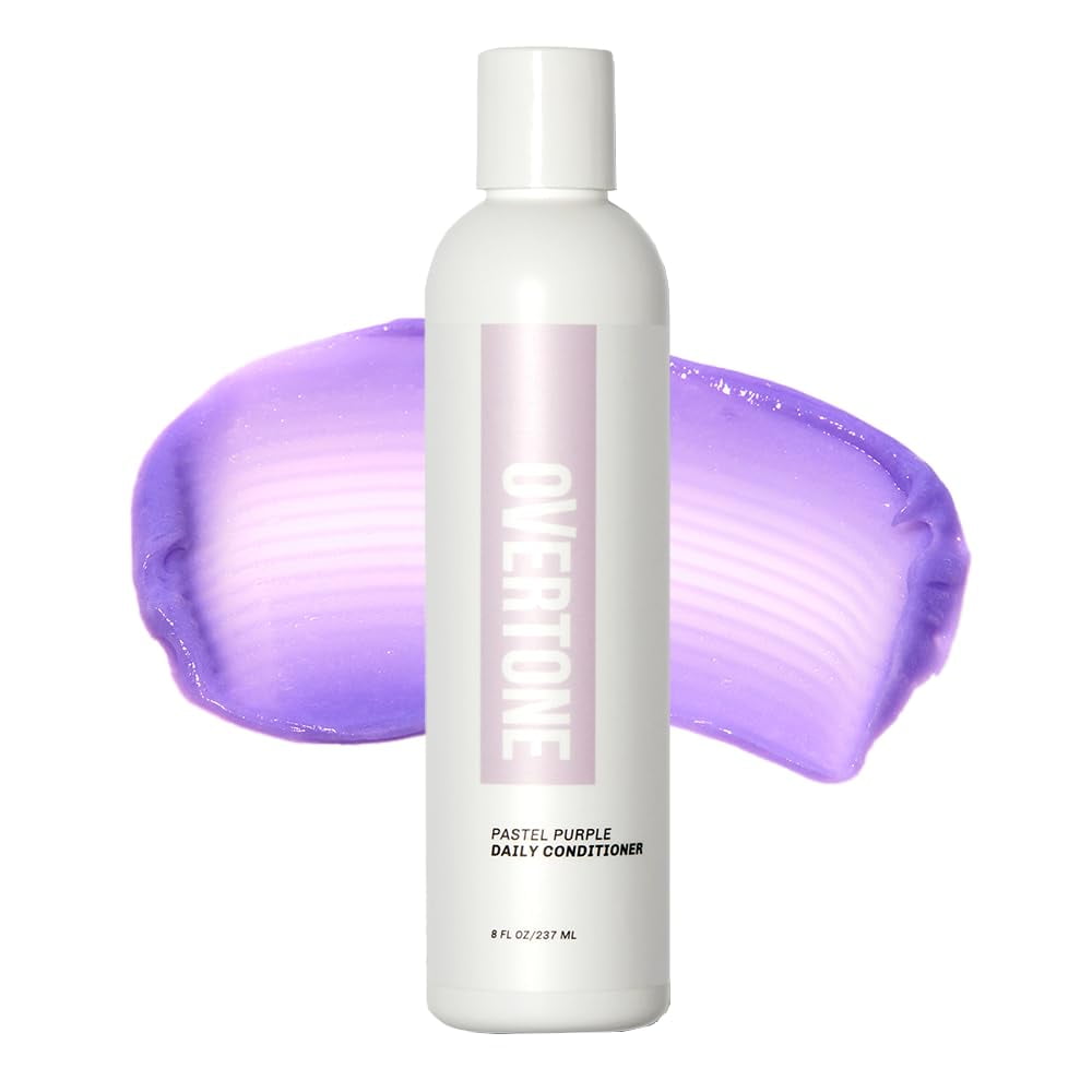 Overtone Pastel Purple Daily Conditioner - 8oz Bottle - Walmart.com