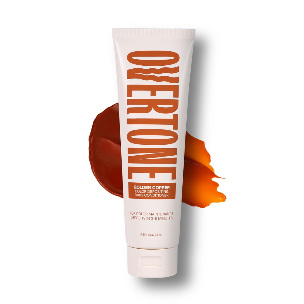 Overtone, Daily Color Depositing Conditioner, 4.5oz, Golden Copper ...