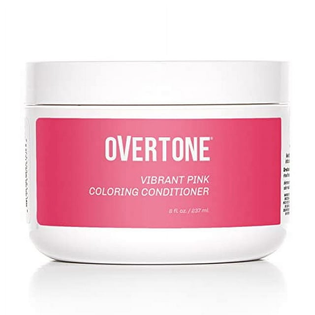 Overtone VIBRANT PINK Coloring Conditioner, Covers Most Hair Colors 8 ...