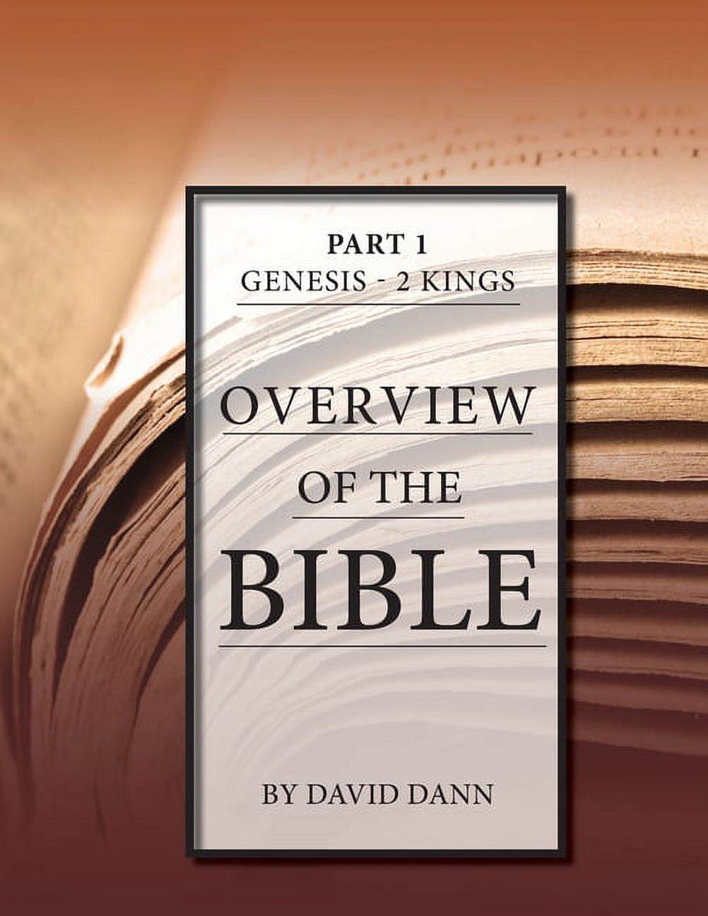 Overview of the Bible, Part 1 (Paperback) by David Dann - Walmart.com