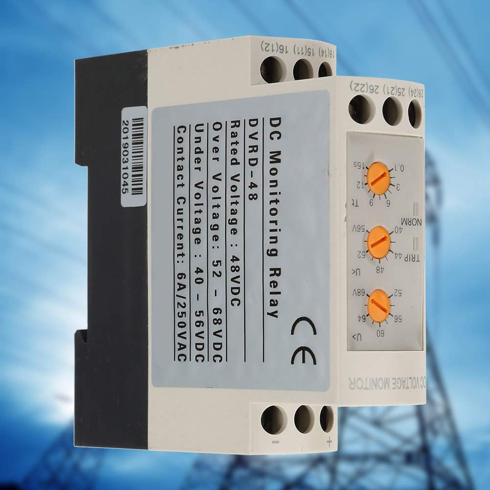 Overvoltage/undervoltage Protector DC12V24V36V48V DVRD Protection Relay ...