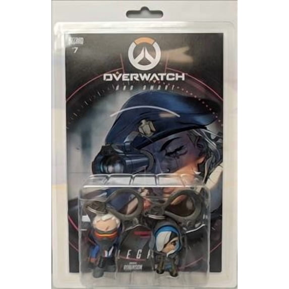Overwatch Ana Amari and Soldier 76 Comic Book and Backpack Hanger Two ...
