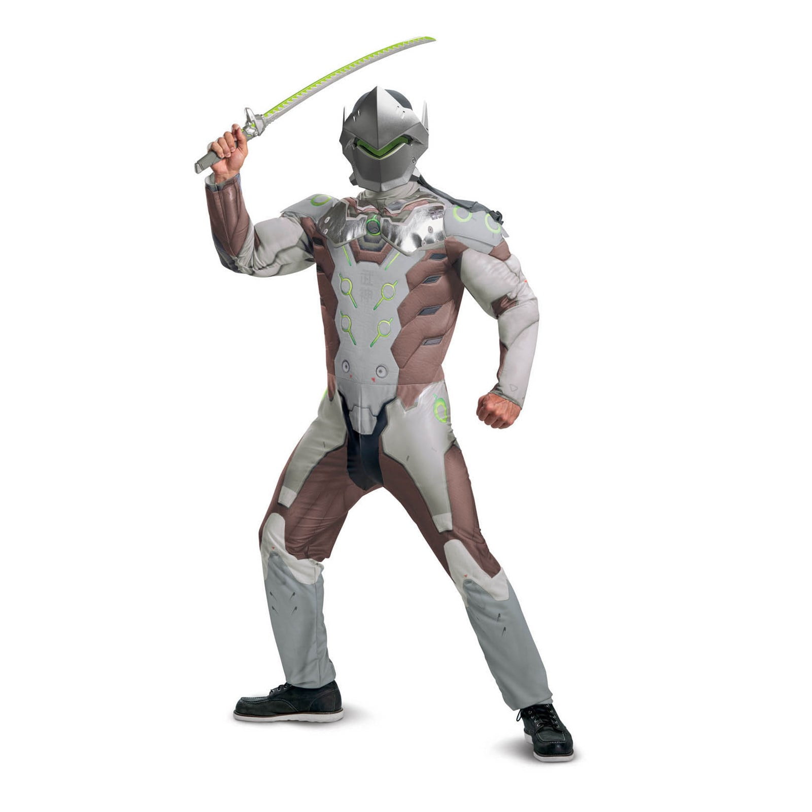 Overwatch Genji Men's Adult Muscle Halloween Costume - Walmart.com