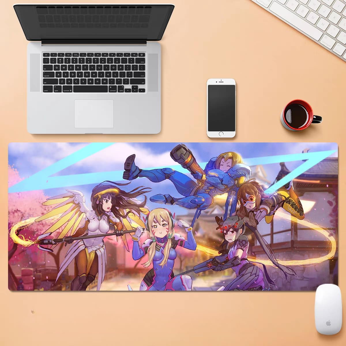 Overwatch XXL Mouse Pad-Smooth Surface Keyboard Mousepad,Anti-Slip ...