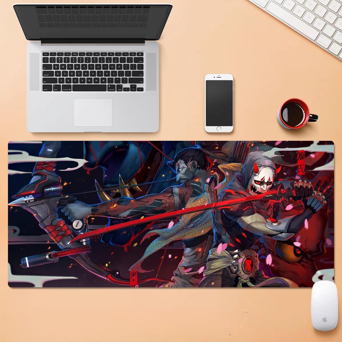 Overwatch XXL Mouse Pad-Smooth Surface Keyboard Mousepad,Anti-Slip ...