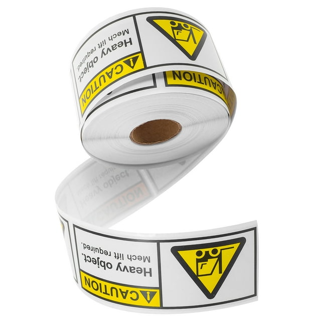 Overweight Sticker Labels Caution Heavy Stickers Shipping Team Lift ...