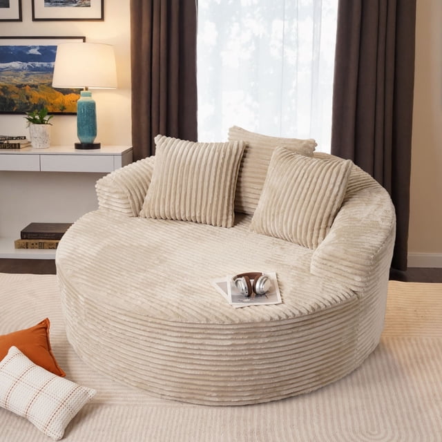 Ovios 58''x58'' Oversized Chaise Lounge Chair Indoor No Assembly ...