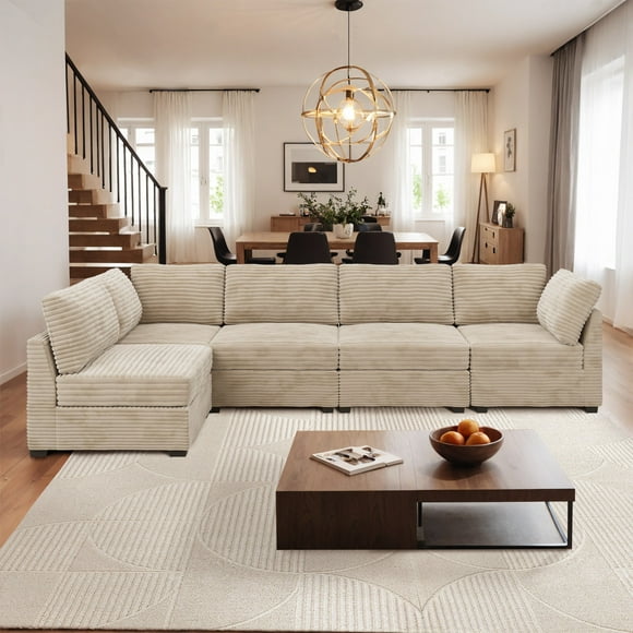 Oversized Plush Couch