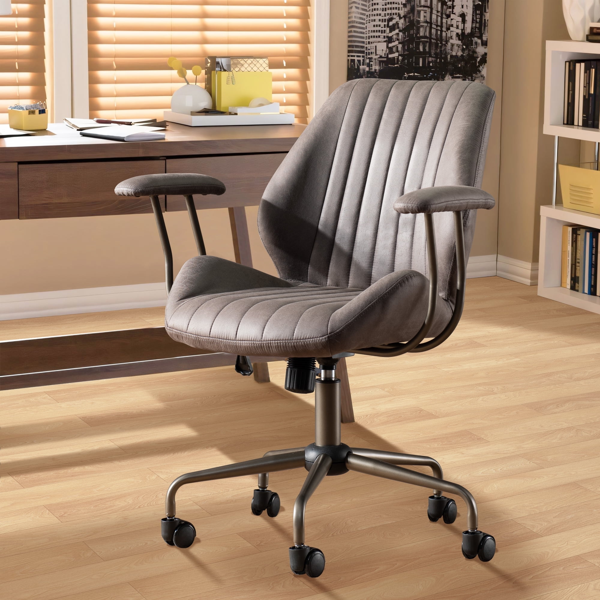 Ovios Office Chair Ergonomic Height Adjustable Home Computer Chair ...