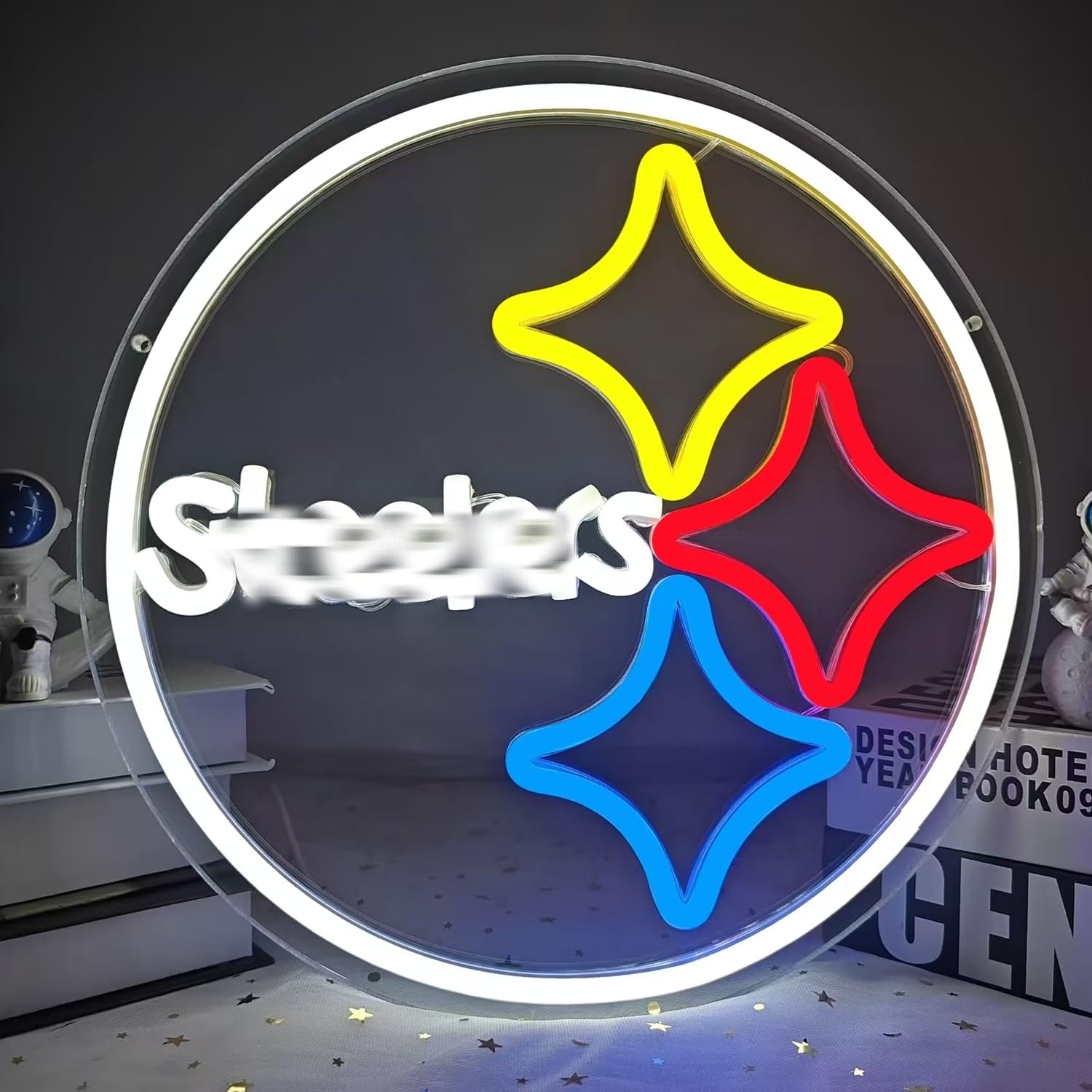 OvoNinn Football Neon Signs Football Neon Lights for Wall Decor ...