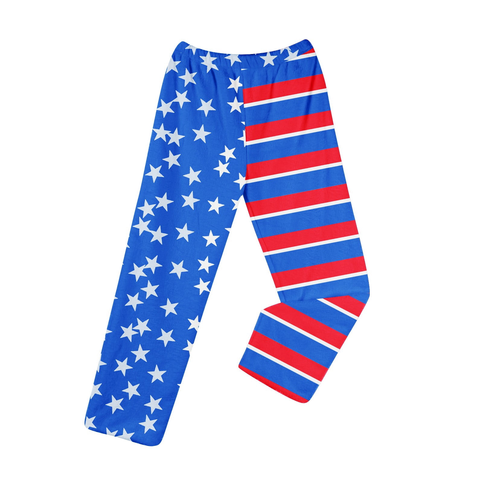 Ovticza 4th Of July Pajamas Pants High Waist Palazzo Pants for Women ...