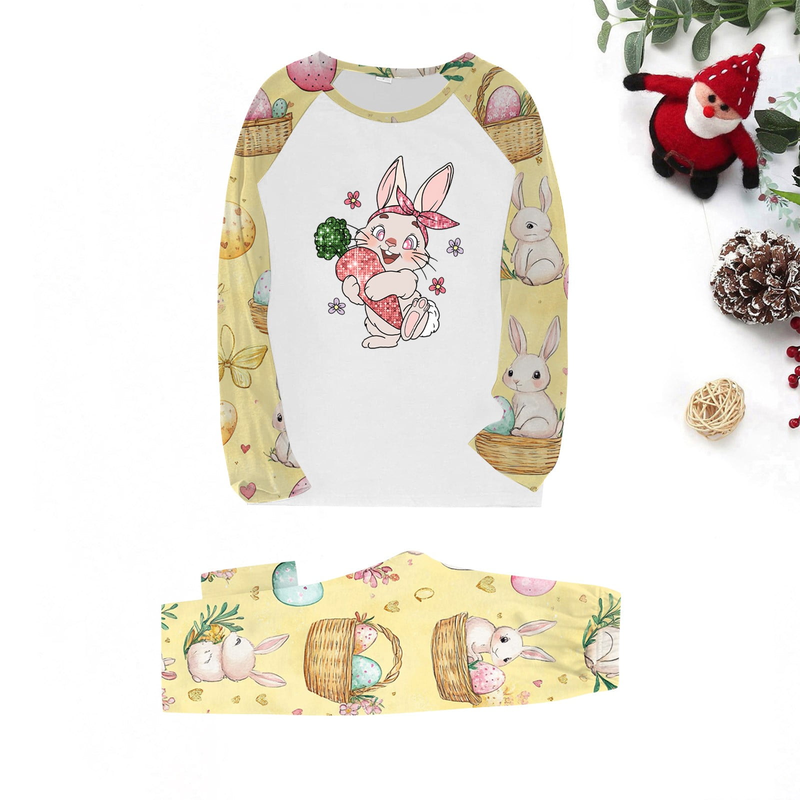 Ovticza Family Easter Pajamas Matching Sets, Easter Funny Eaggs and ...