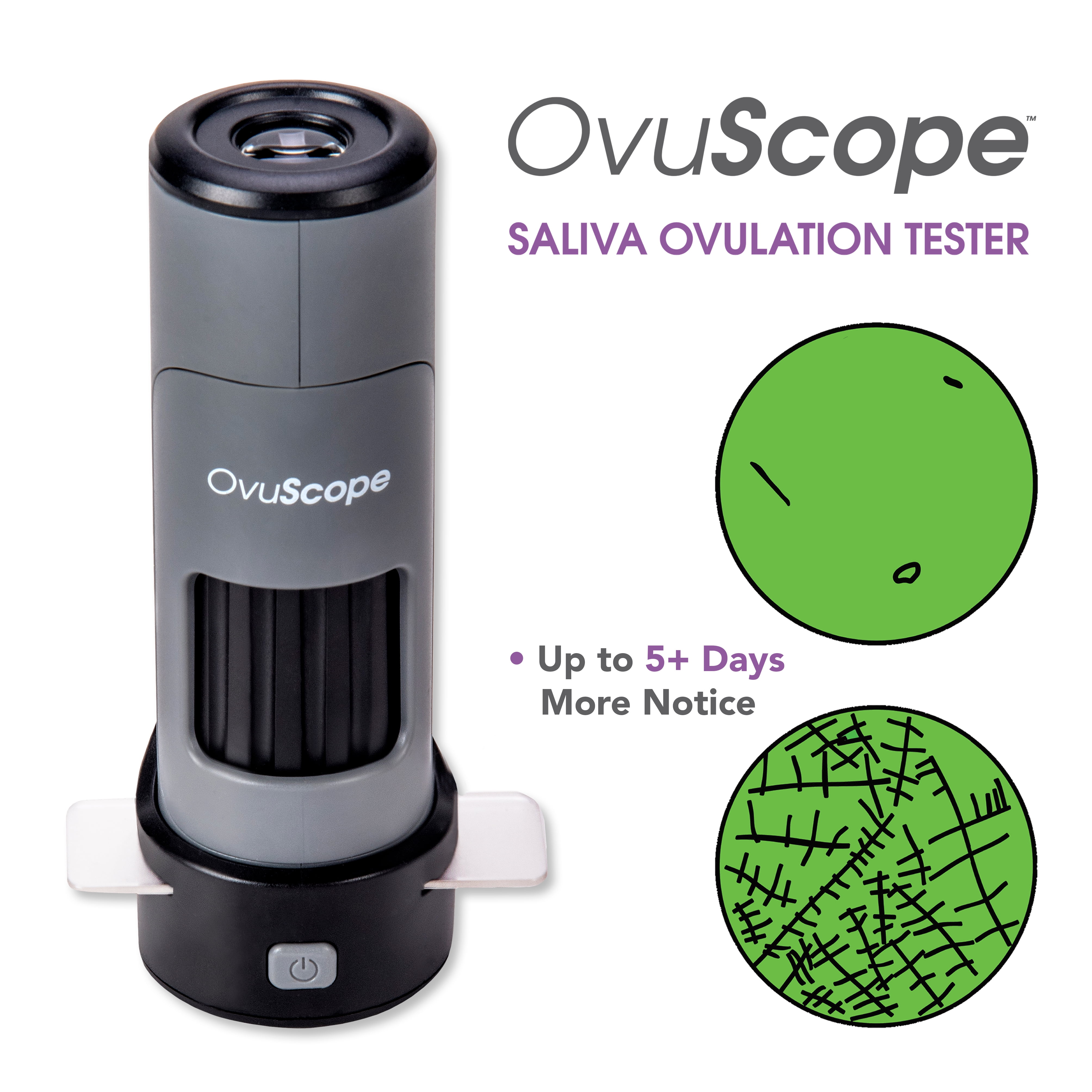 OvuScope Ovulation Microscope for At Home Fertility Testing, OS-100 ...
