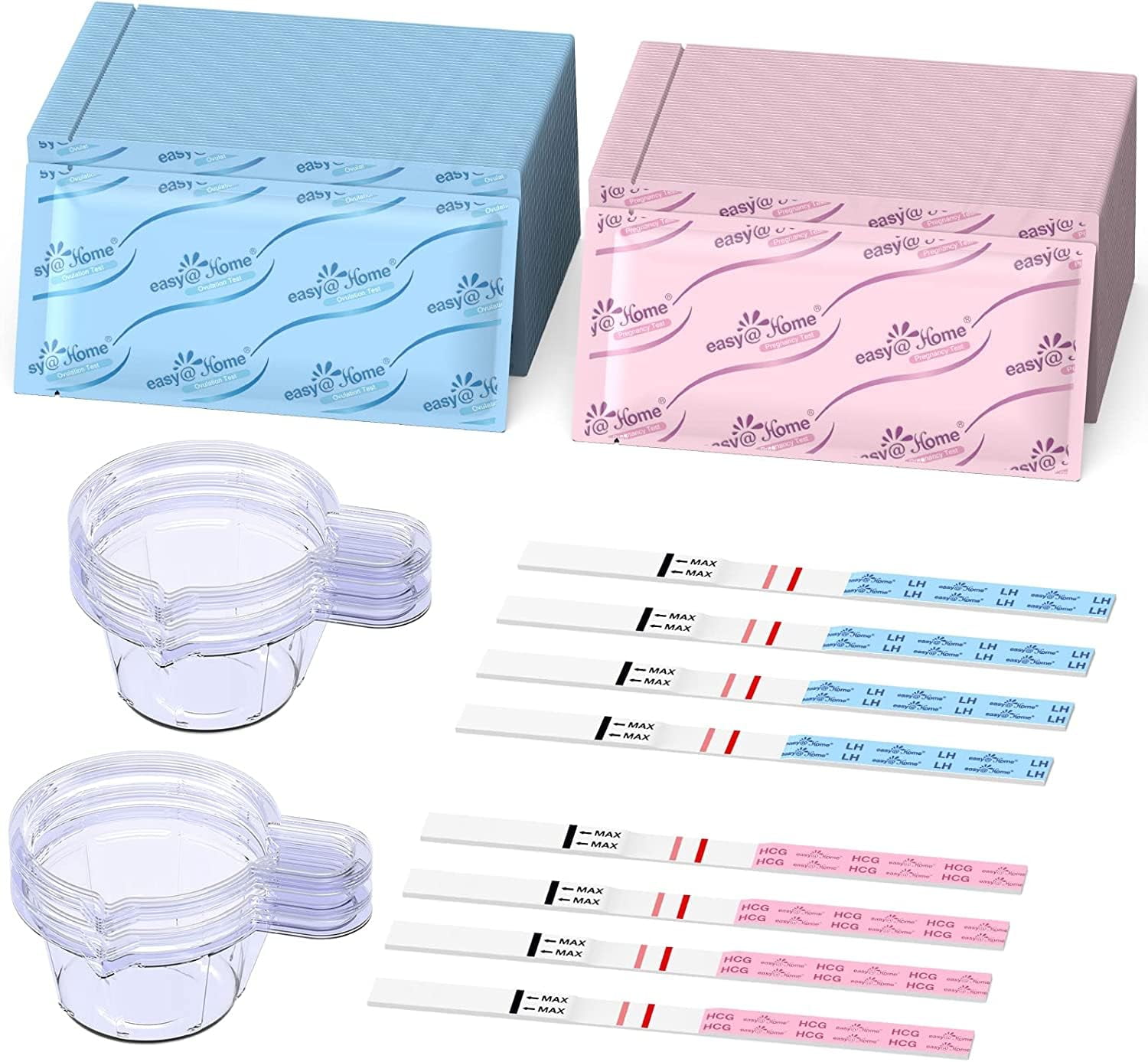 Ovulation And Pregnancy Test Strips Kit Easy Home 25 Ovulation Tests 10