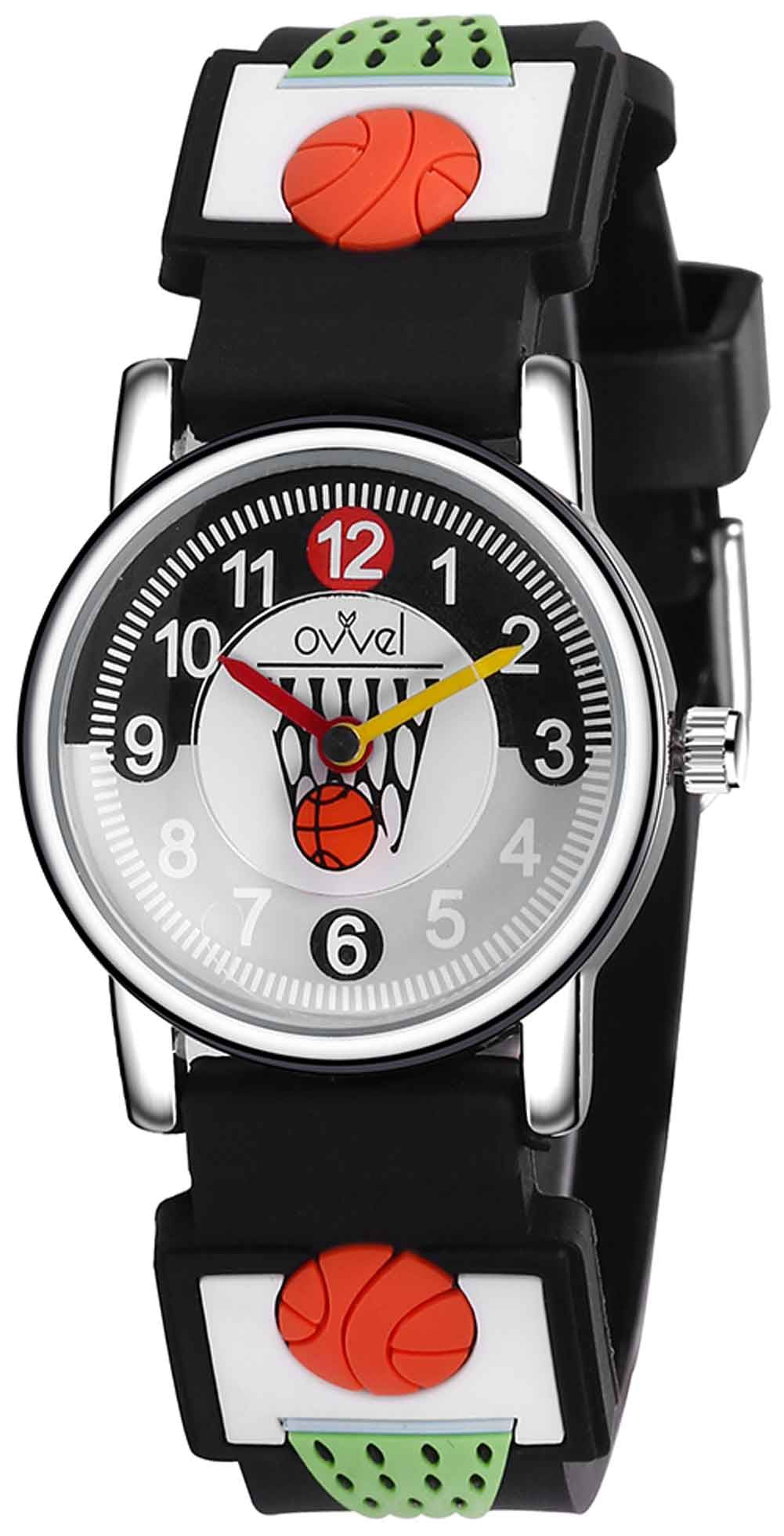 Ovvel Boys Sports Themed Analog Watch for kids - Basketball - Walmart.com